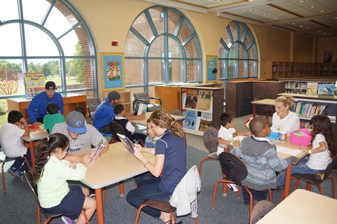 Student-Athletes Begin Academic Work with Students at Clinton Avenue ...