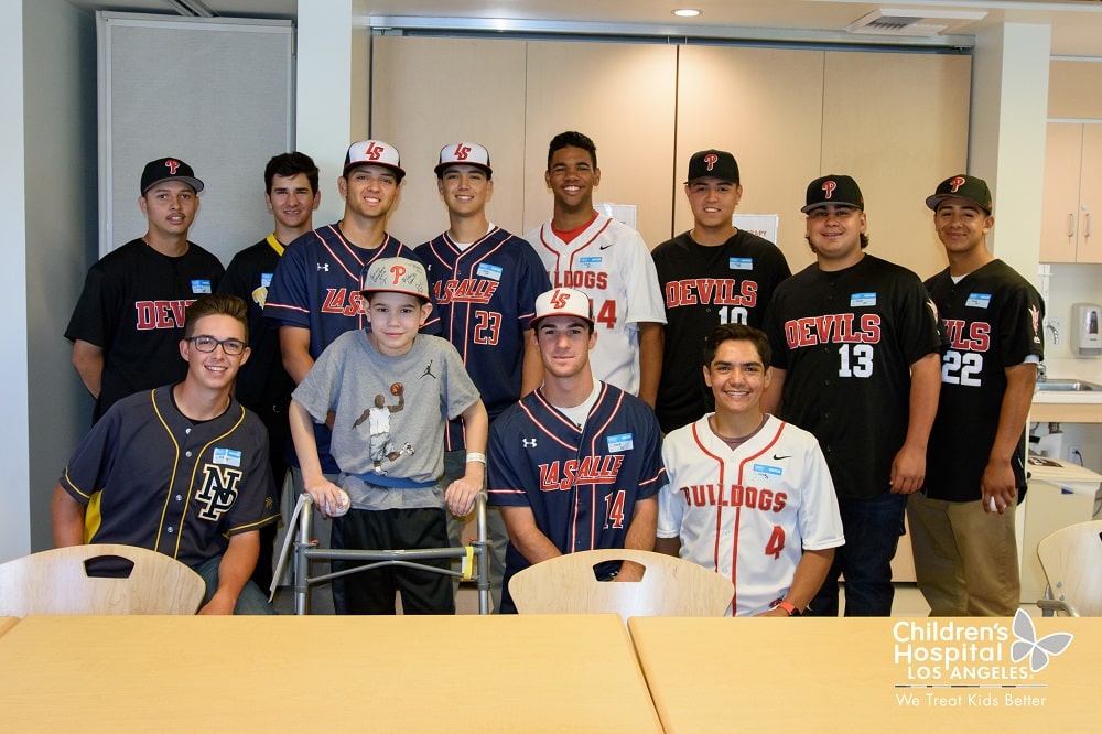 La Salle High School Baseball Players and Coaches Visit Children's ...