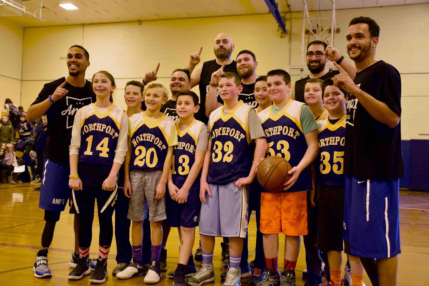 Basketball team inspires students | Team Up 4 Community