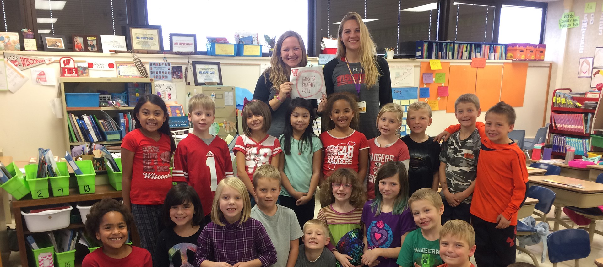 Badgers foster learning and literacy through Badger Backpack program ...