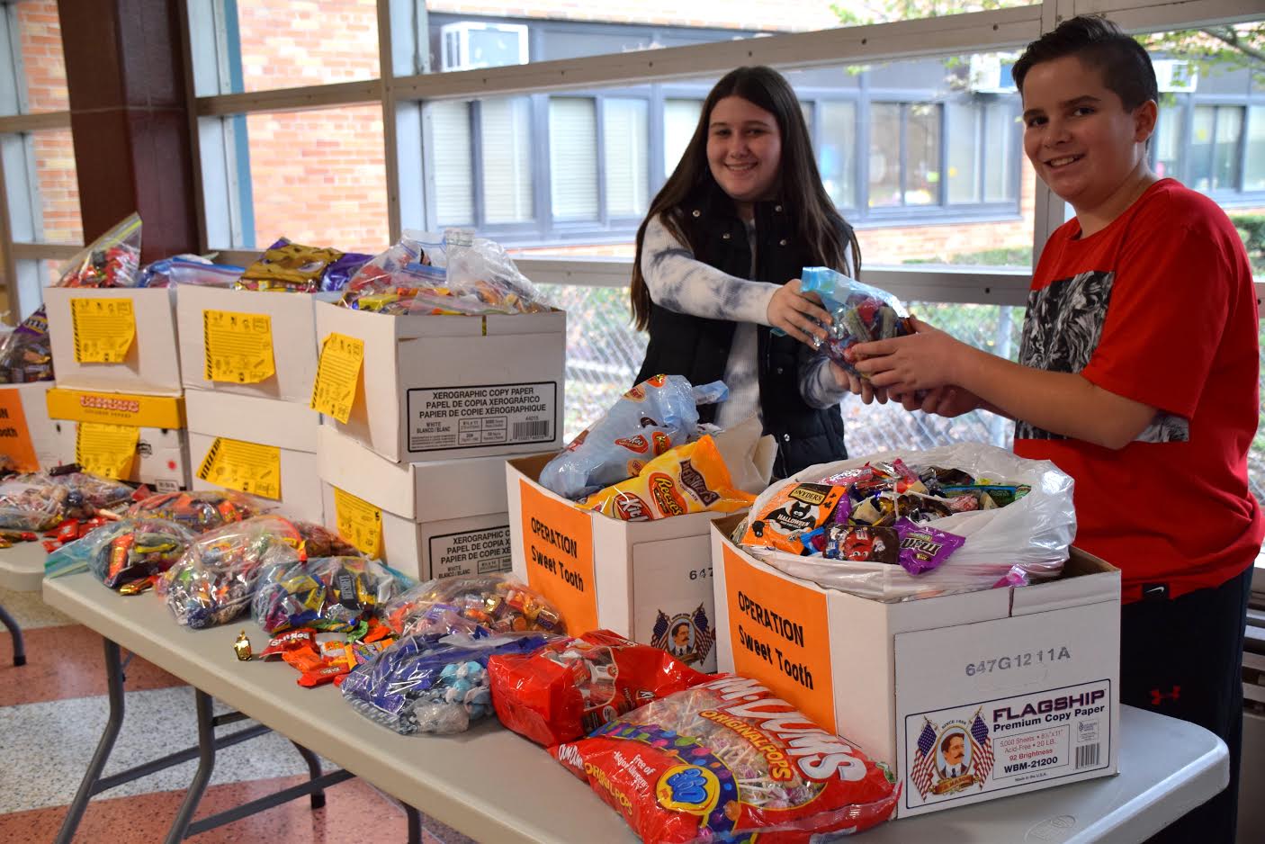 Merrick Avenue hits sweet spot with candy donations for troops | Team ...