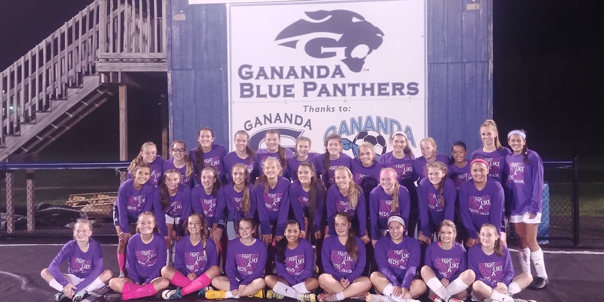 Gananda and Newark girls soccer teams “kick if for cancer “ | Team Up 4 ...