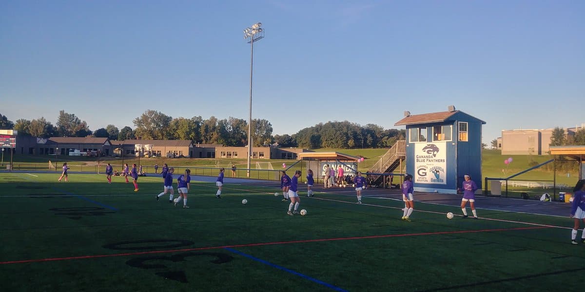 Gananda and Newark girls soccer teams “kick if for cancer “ | Team Up 4 ...