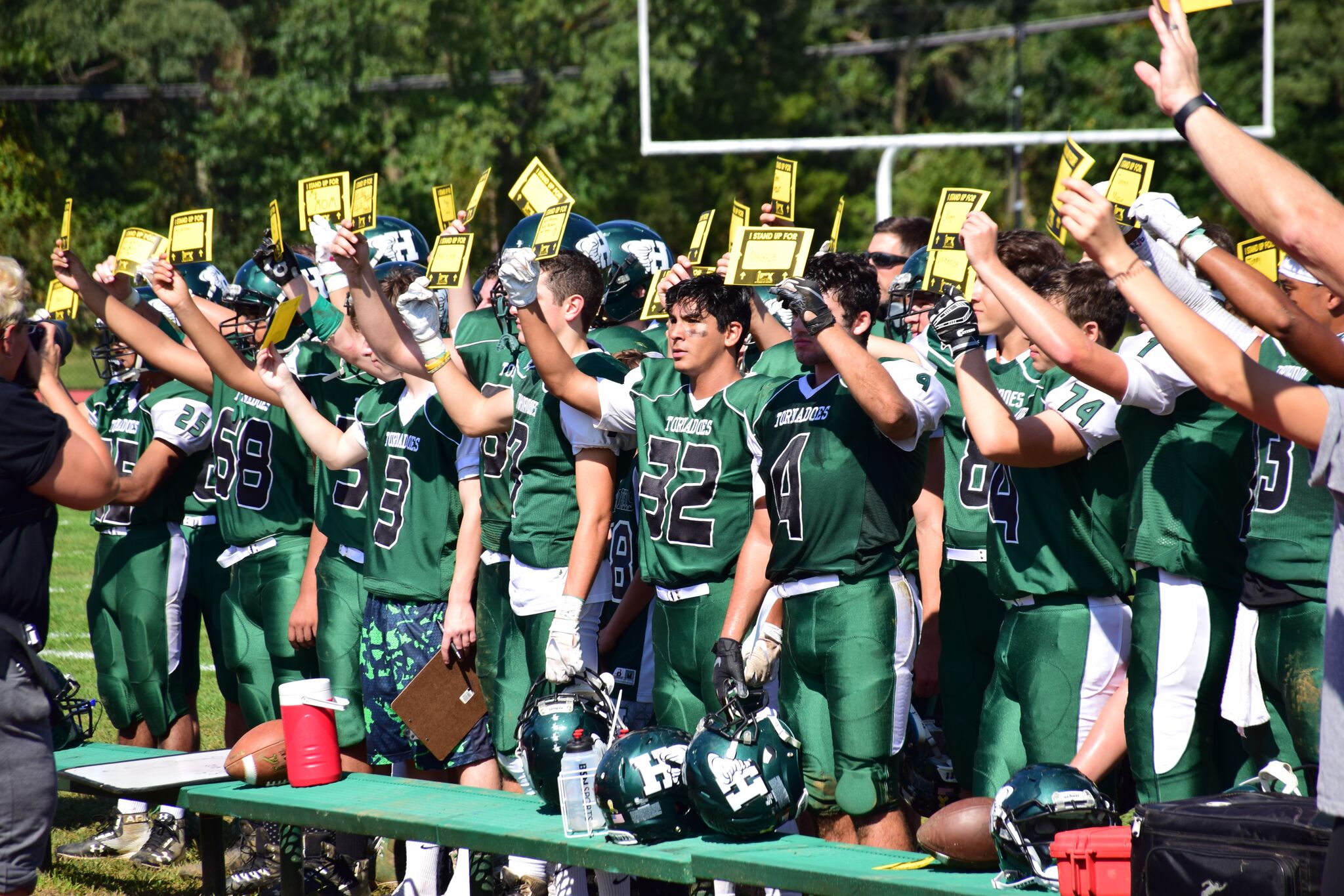 Harborfields community stands up to cancer at homecoming | Team Up 4 ...