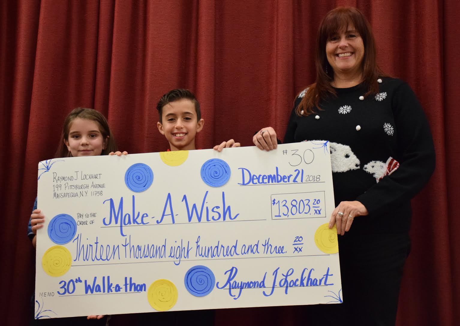 Lockhart makes record donation to Make-A-Wish | Team Up 4 Community