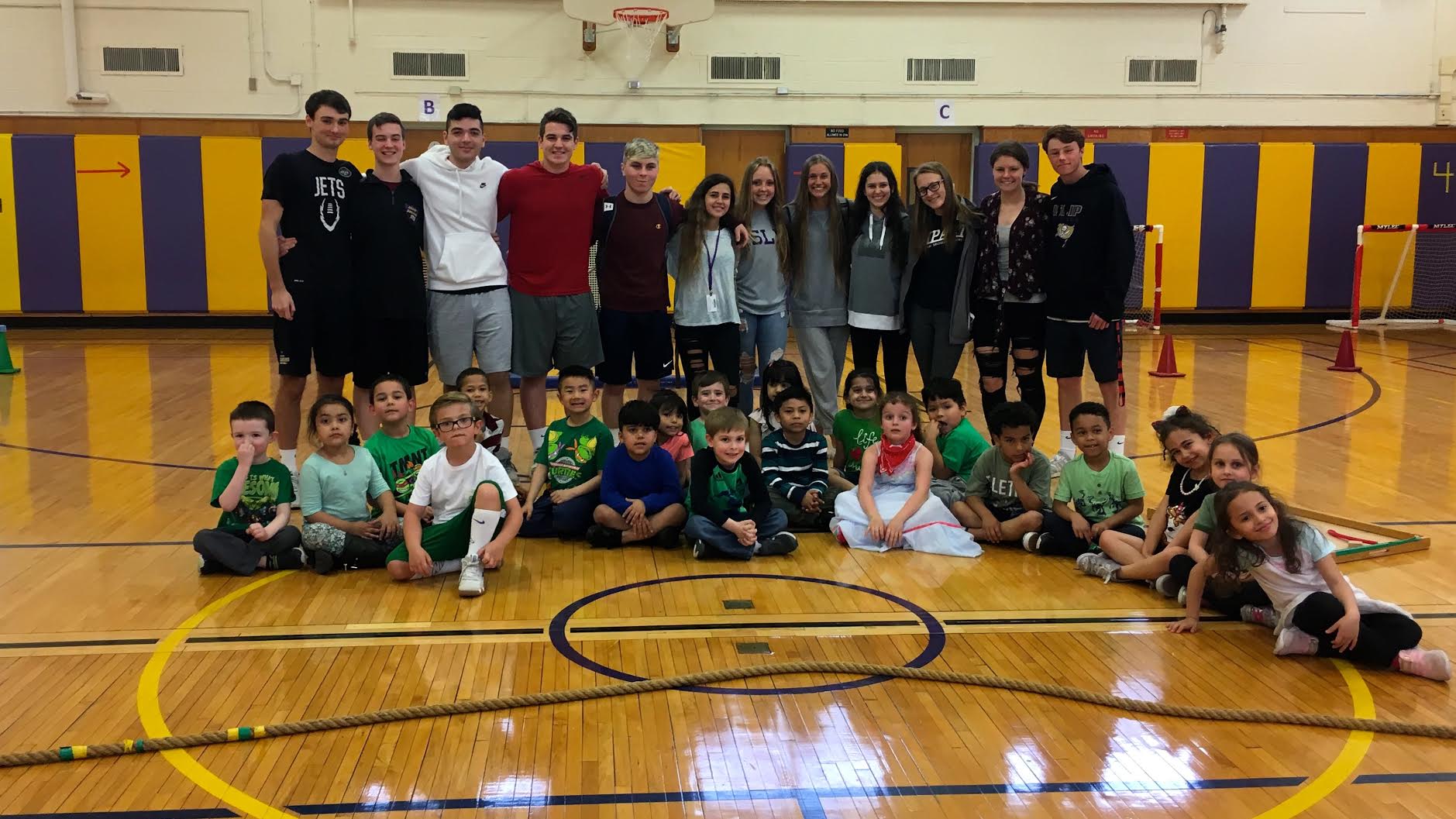 Islip’s high school athletes work with Wing’s younger students | Team ...