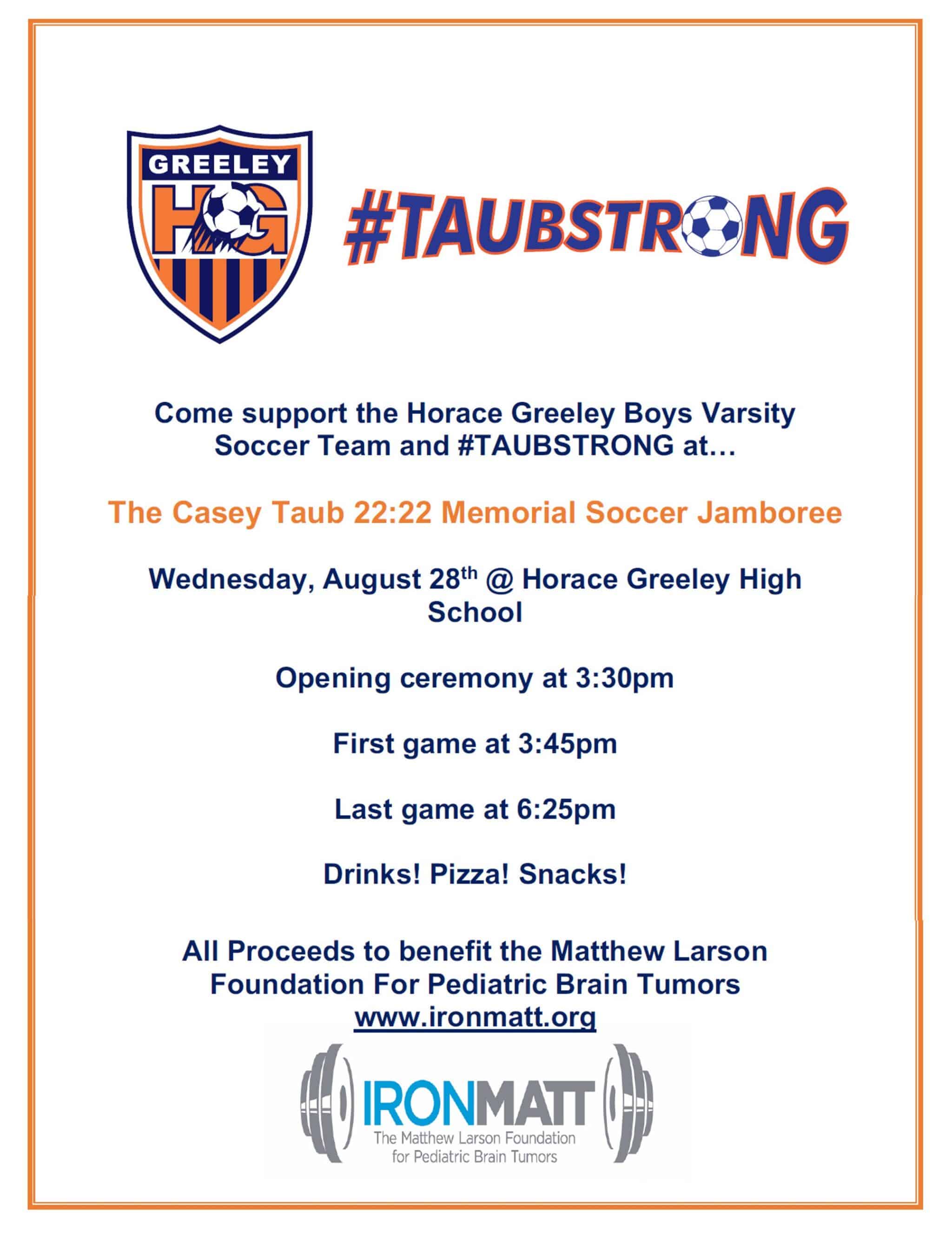 The boys varsity soccer teams join together at Horace Greeley HS for ...