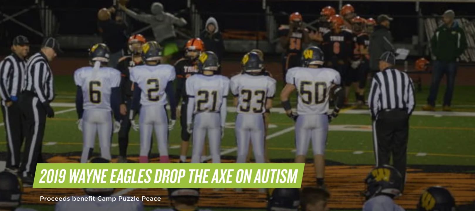 2019 WAYNE EAGLES DROP THE AXE ON AUTISM | Team Up 4 Community