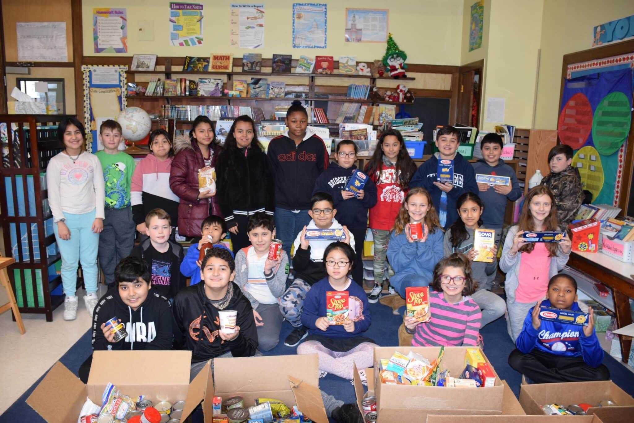 Super Bowl food drive | Team Up 4 Community