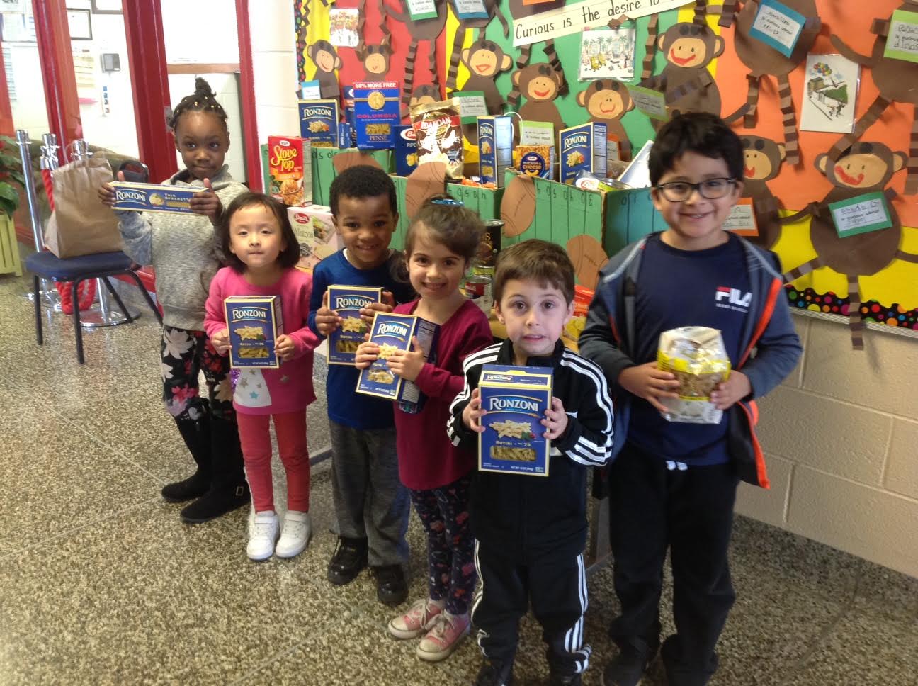 Gribbin Elementary donates 207 pounds of food | Team Up 4 Community