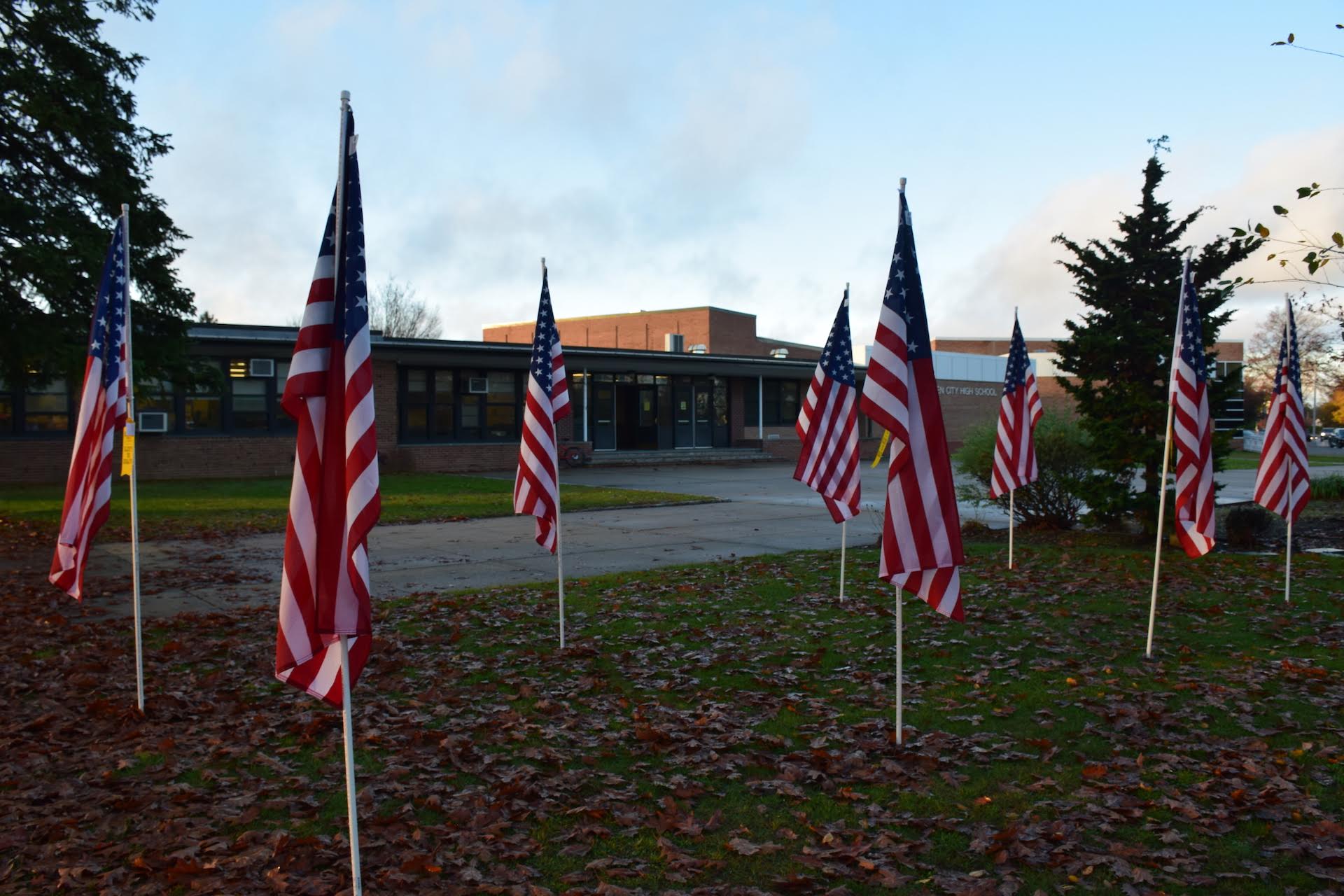 GCHS welcomes Field of Flags | Team Up 4 Community