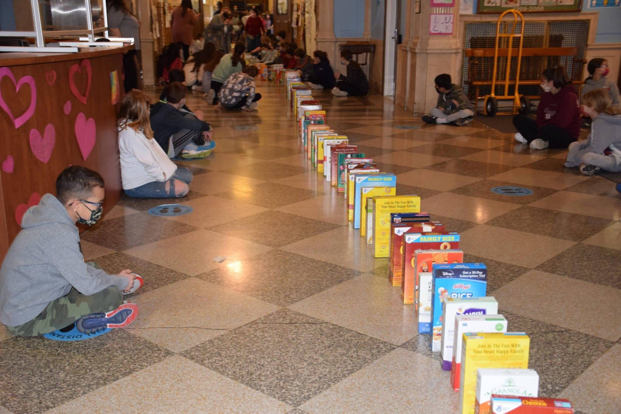Stratford students witness the domino effect of kindness | Team Up 4 ...