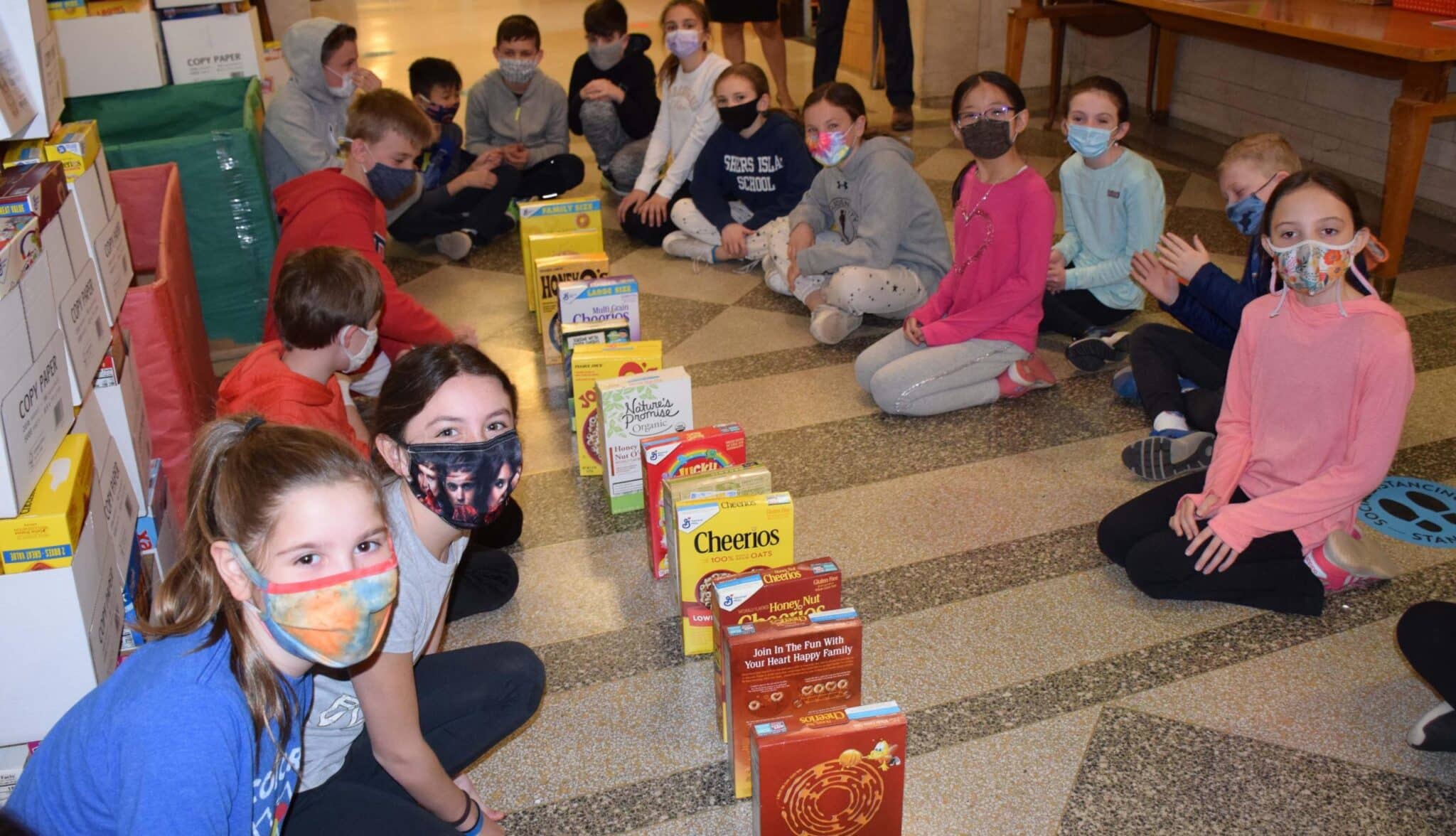 Stratford students witness the domino effect of kindness | Team Up 4 ...
