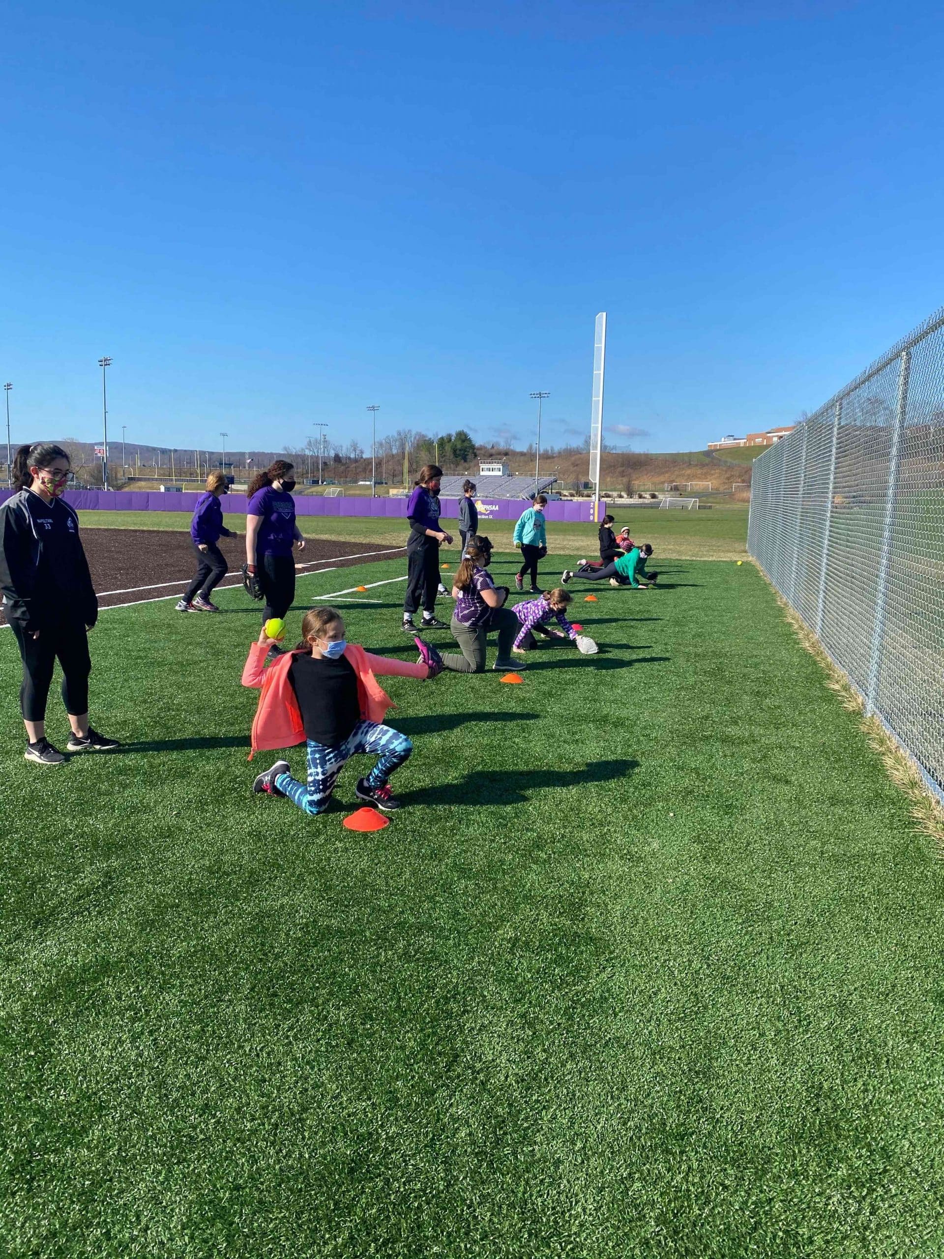 Varsity softball has been holding Saturday Softball clinics for young ...