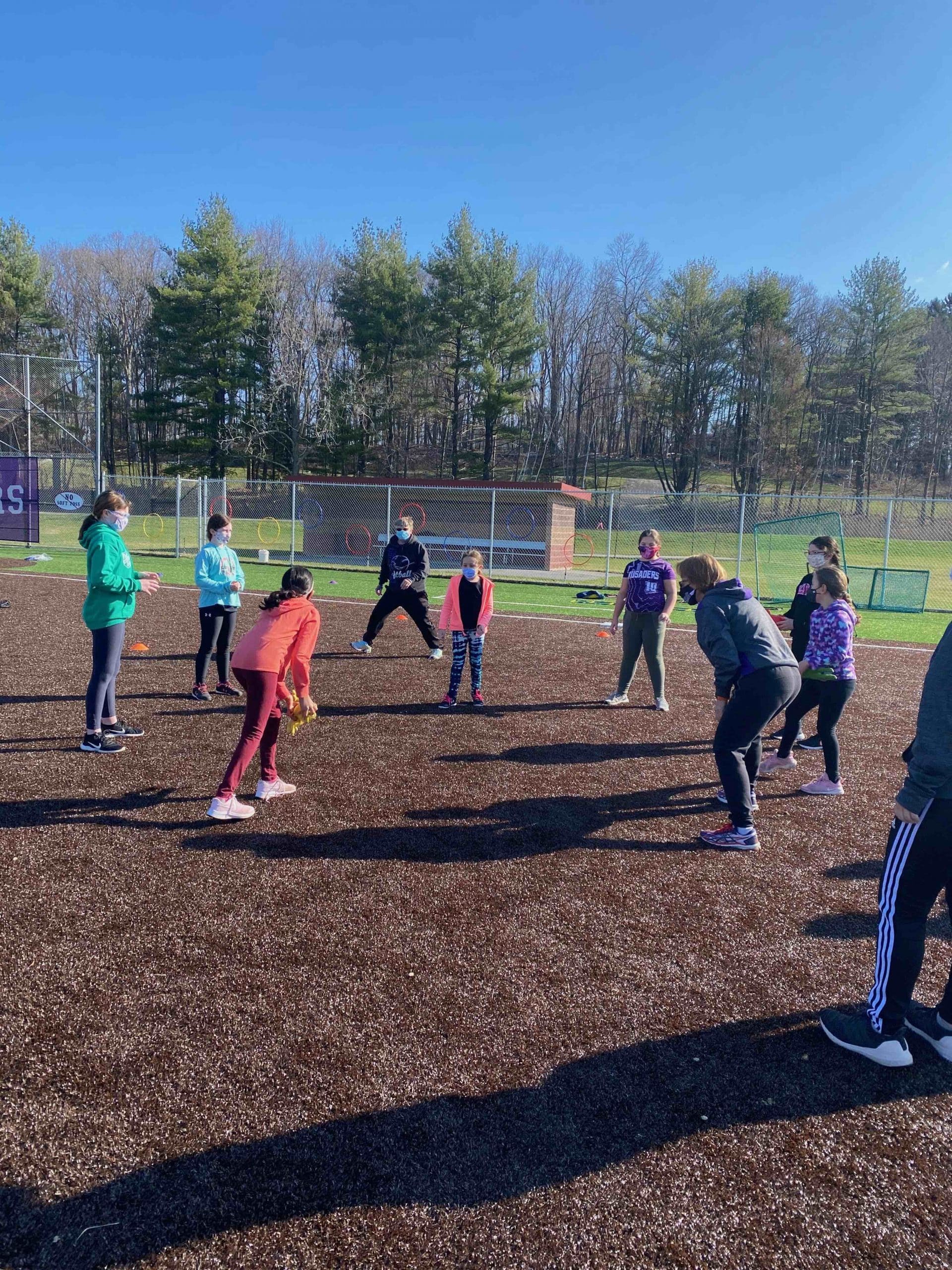 Varsity softball has been holding Saturday Softball clinics for young ...