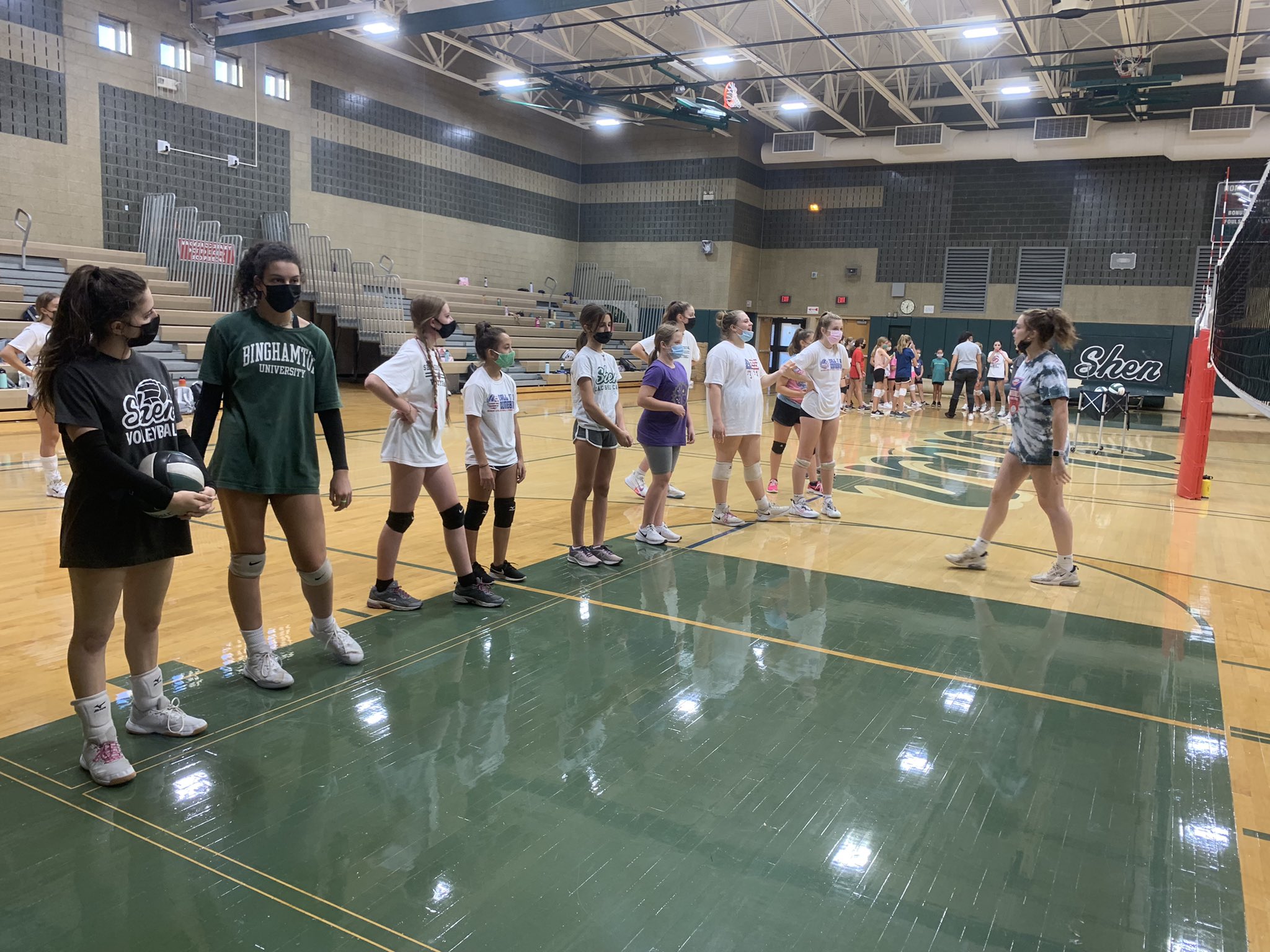 Varsity & JV players in the role of “coaches.” They are giving back to ...