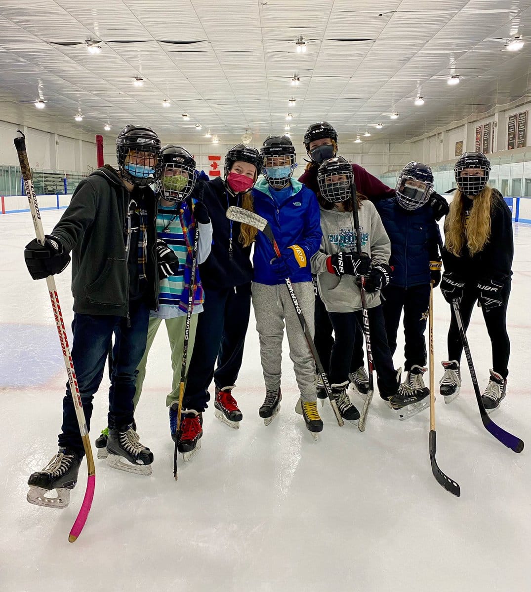 Community service- CRLS girls hockey | Team Up 4 Community