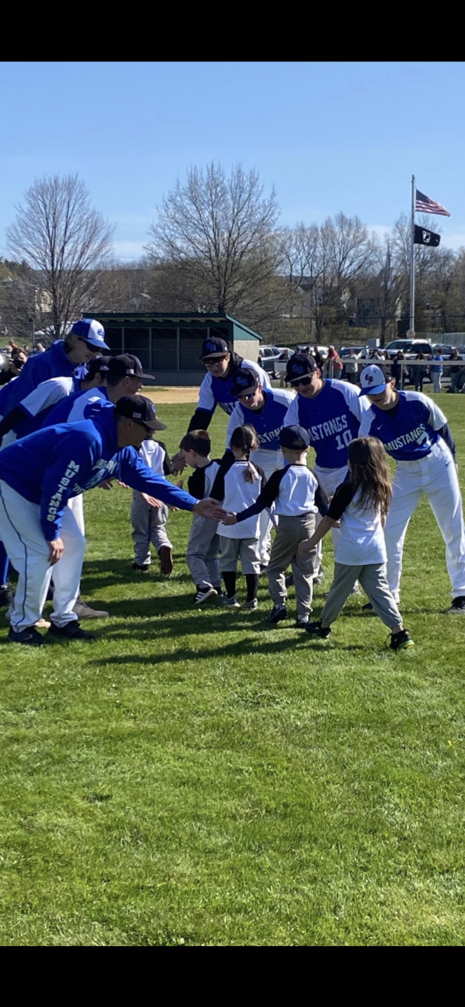 Cairo-Durham baseball players at the opening day Little League ...