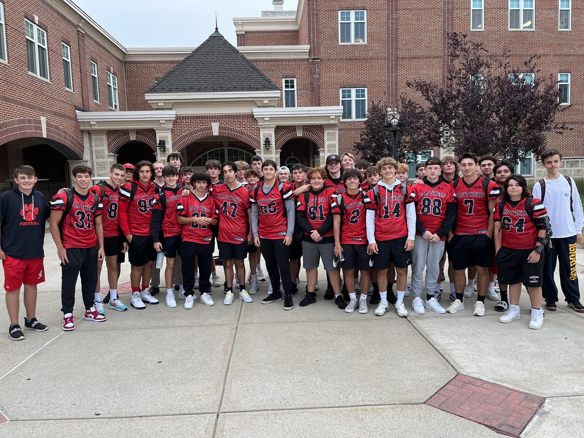 Panther football welcome students to school | Team Up 4 Community