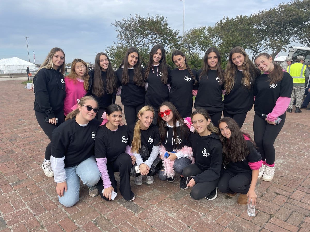 POB Varsity Cheerleaders at the Breast Cancer Walk | Team Up 4 Community