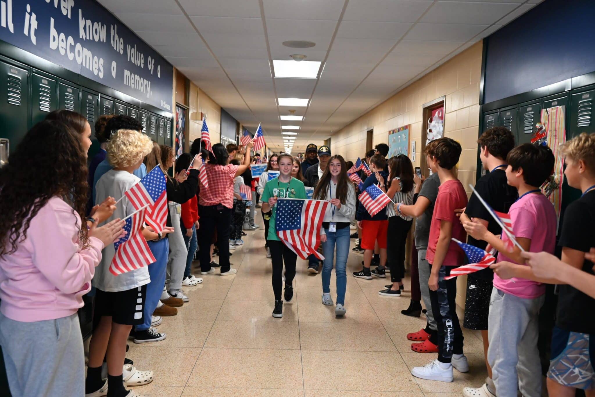 Honoring heroes at Beach Street Middle School | Team Up 4 Community