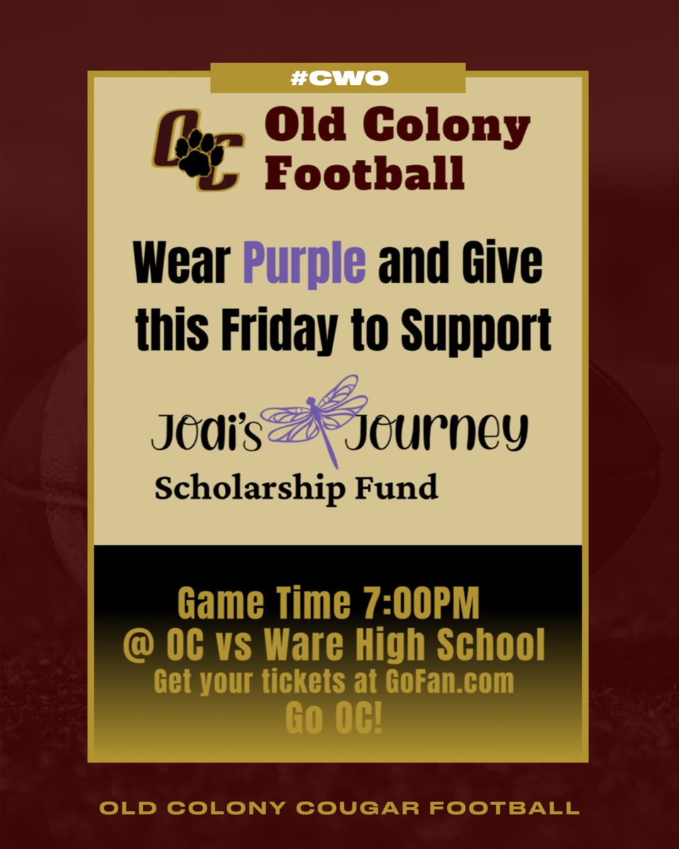Old Colony Football Supports Jodi's Journey | Team Up 4 Community