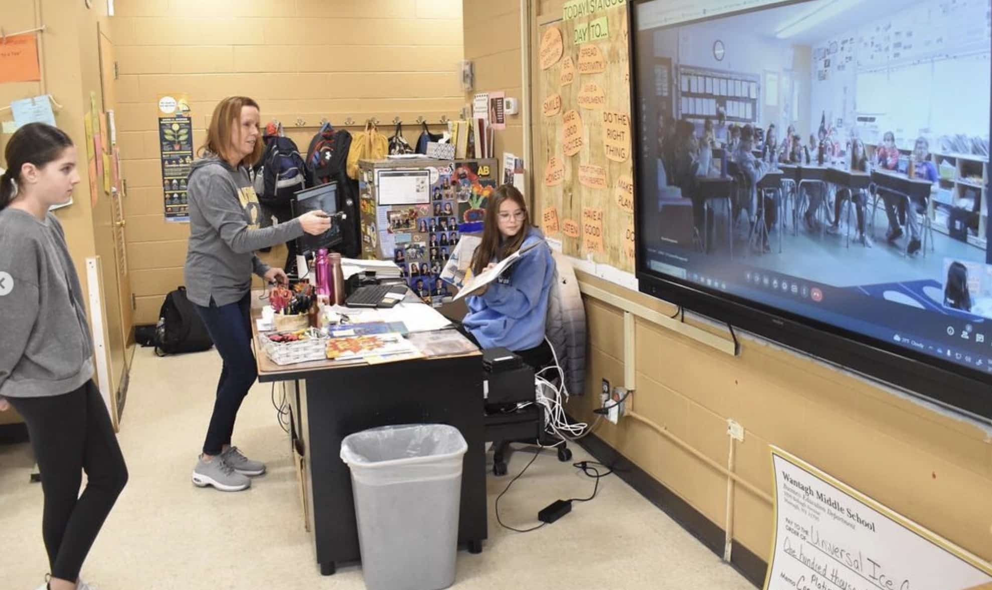 The Wantagh School District celebrated World Read Aloud Day | Team Up 4 ...