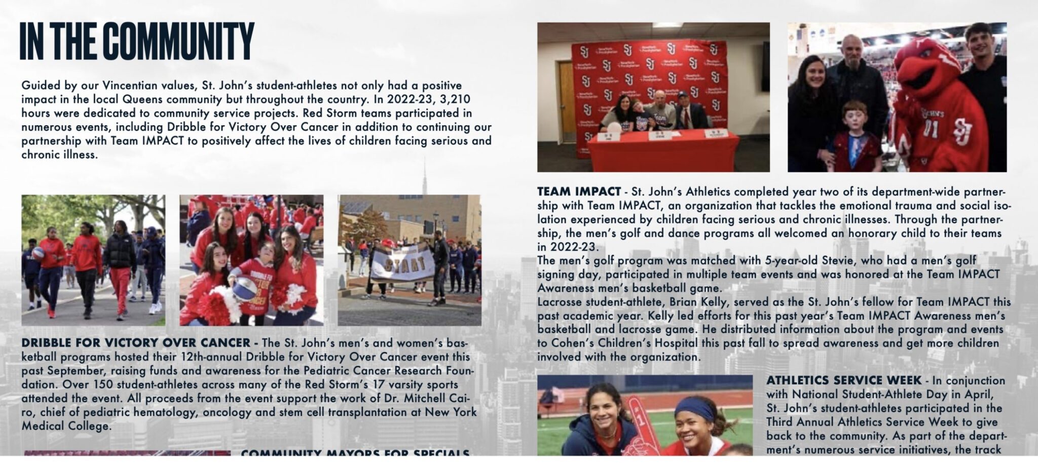 Red Storm Athletics celebrates accomplishments of sports programs and ...