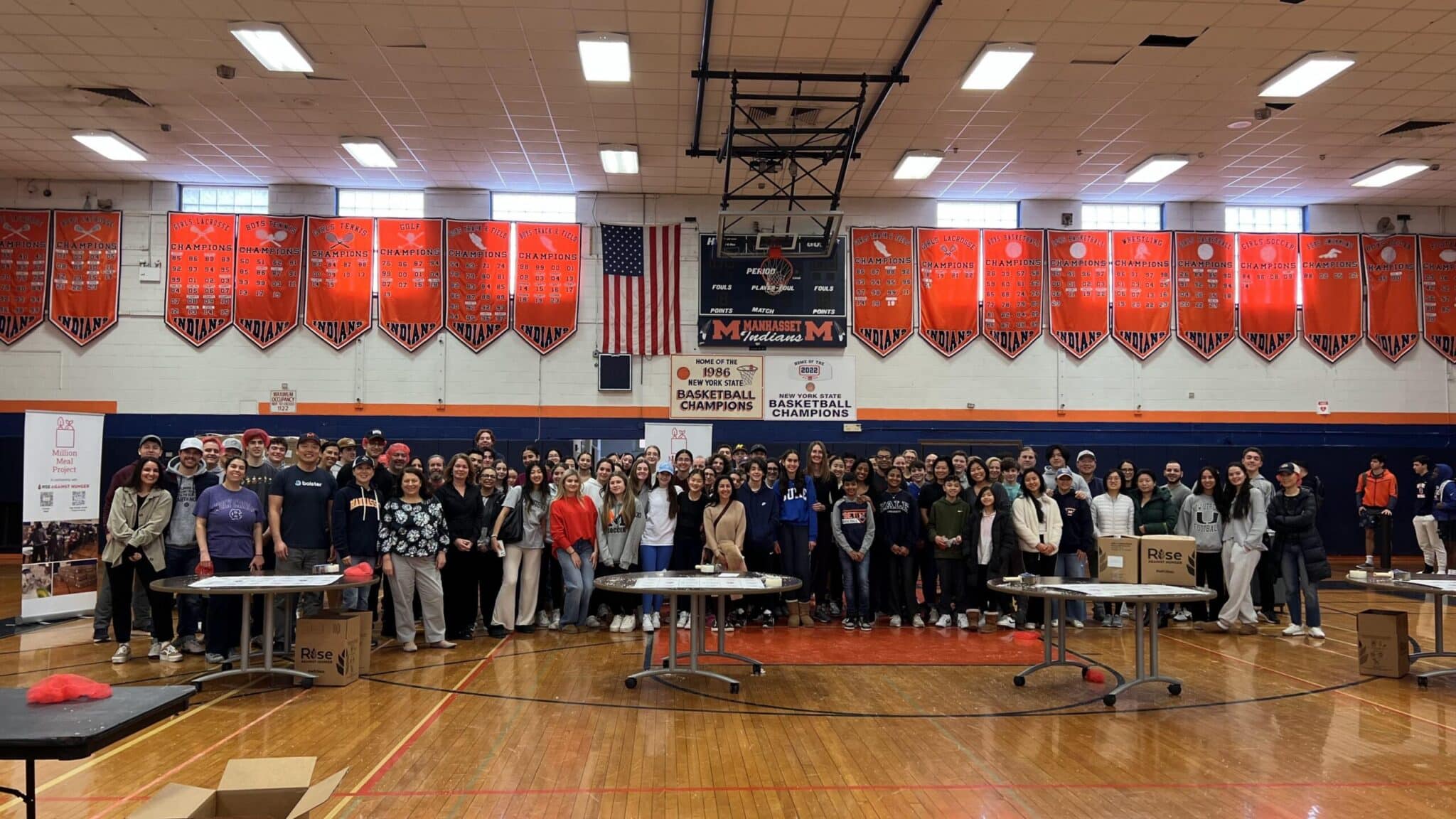 Manhasset students and families pack meals for Million Meals Project ...
