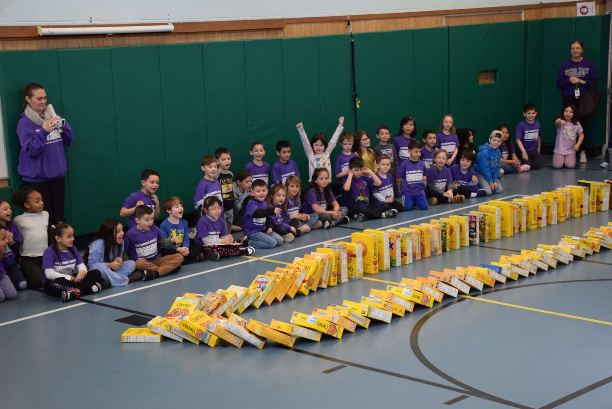 Domino effect of kindness spreads across Sachem | Team Up 4 Community