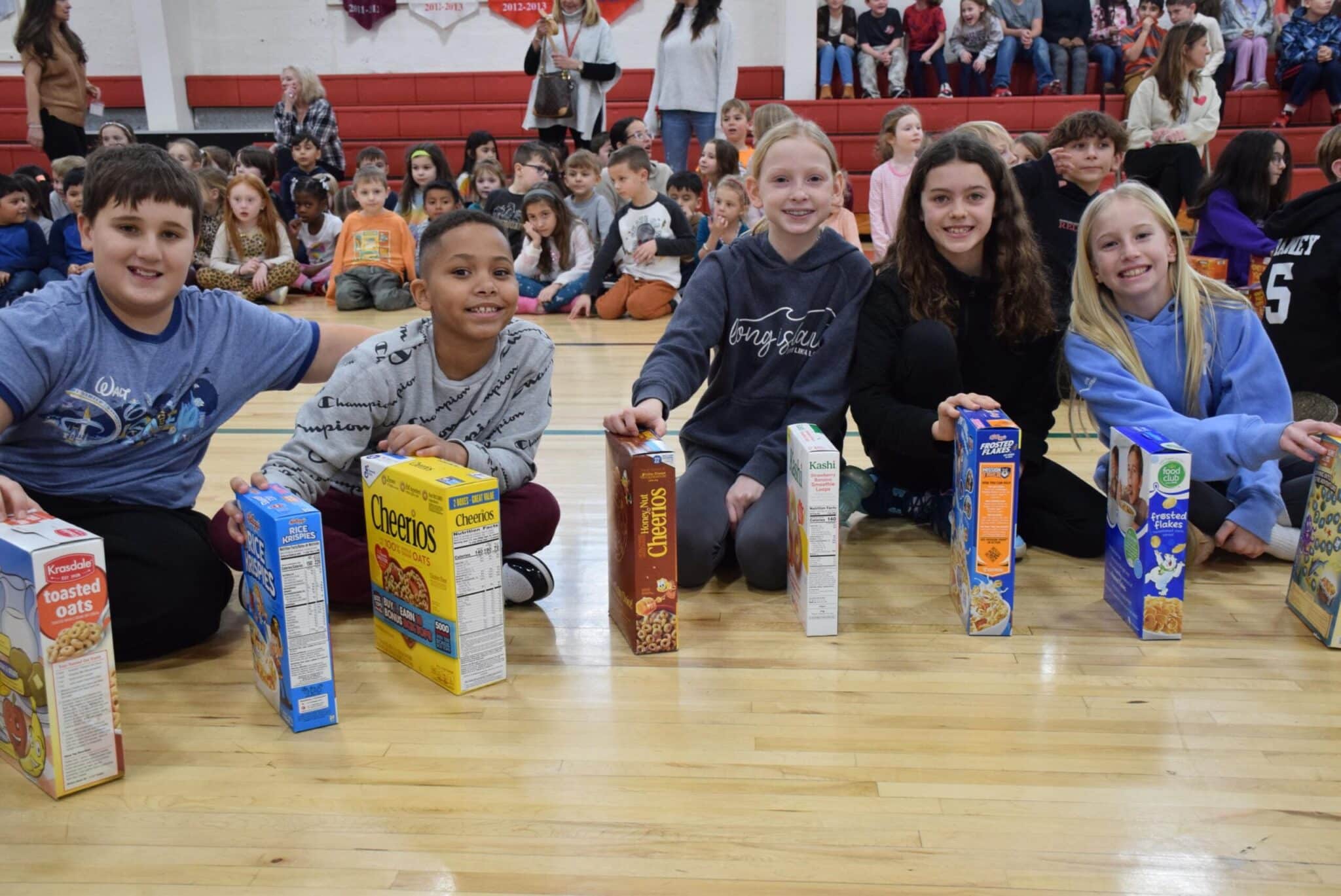 Cereal Box Domino Challenge knocks down hunger | Team Up 4 Community