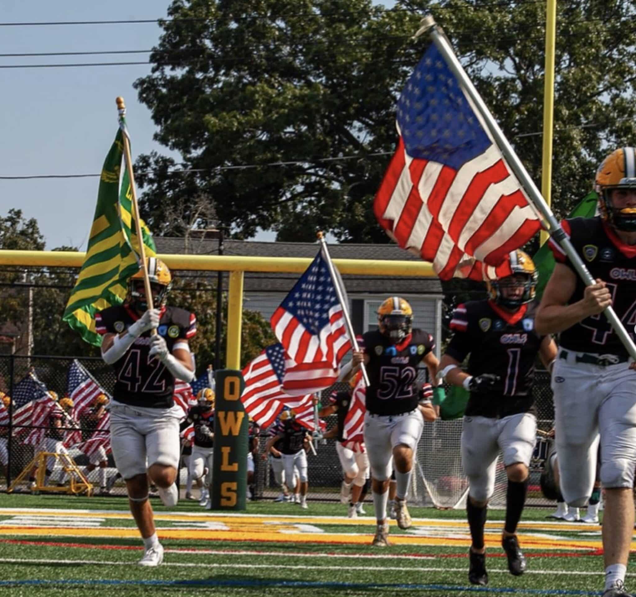 Lynbrook Football Honors 9/11 Heroes and Local First Responders | Team ...