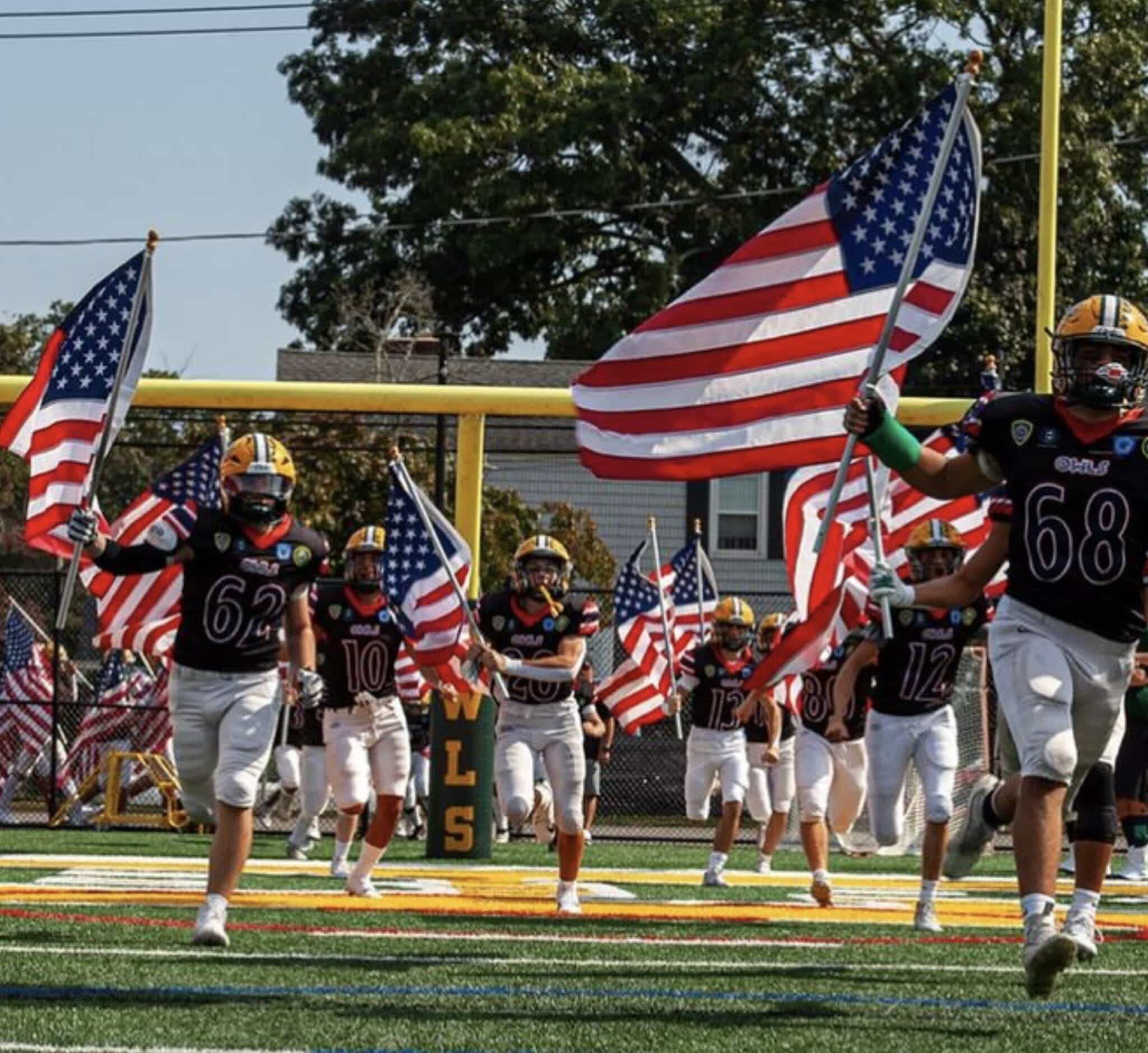 Lynbrook Football Honors 9/11 Heroes and Local First Responders | Team ...