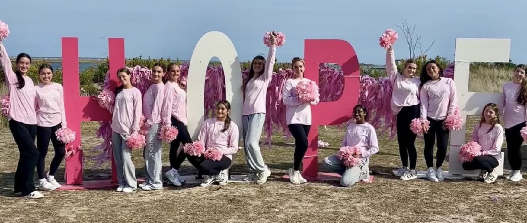 Calhoun Varsity Kickline Joins the Fight at Jones Beach Breast Cancer ...