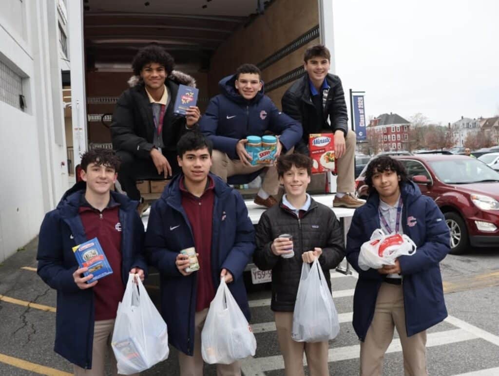 Central Catholic Boys Cross Country Team Supports Lazarus House | Team Up 4 Community