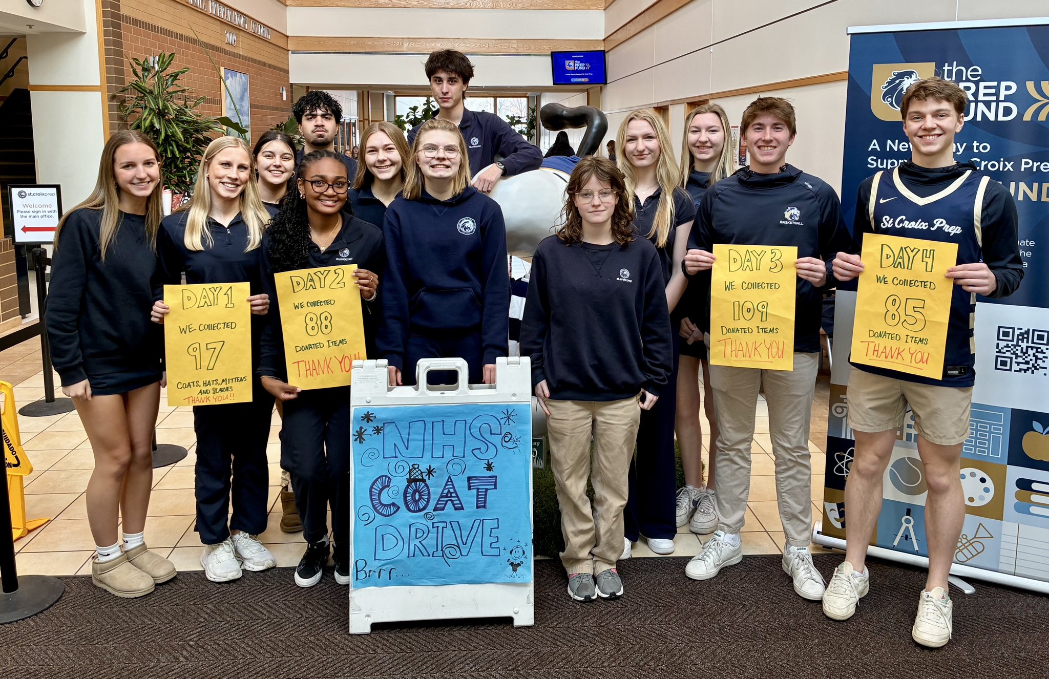 St. Croix Prep National Honor Society Leads Successful Coat Drive ...