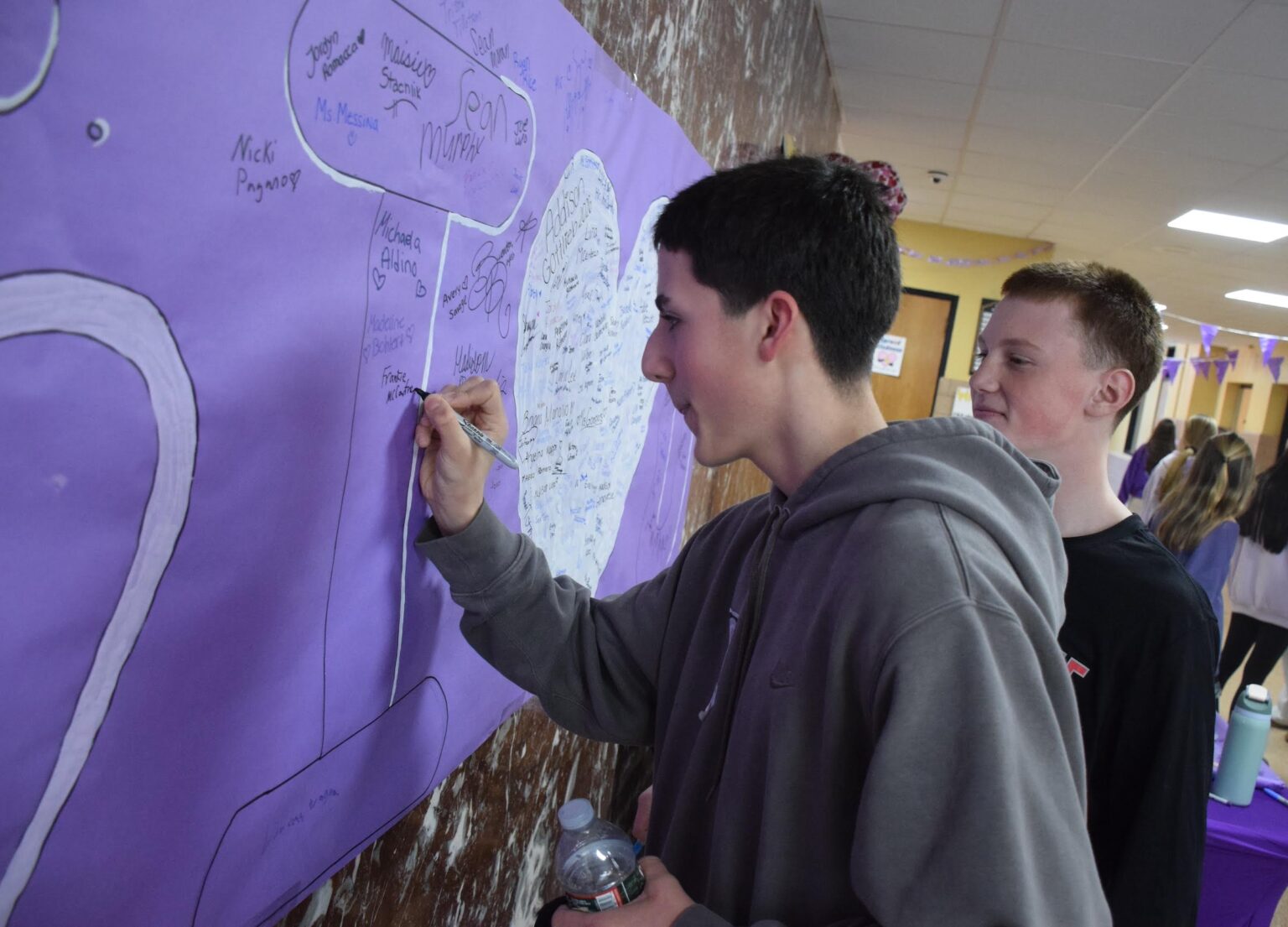 Purple and positivity fill Wantagh High School’s halls | Team Up 4 ...