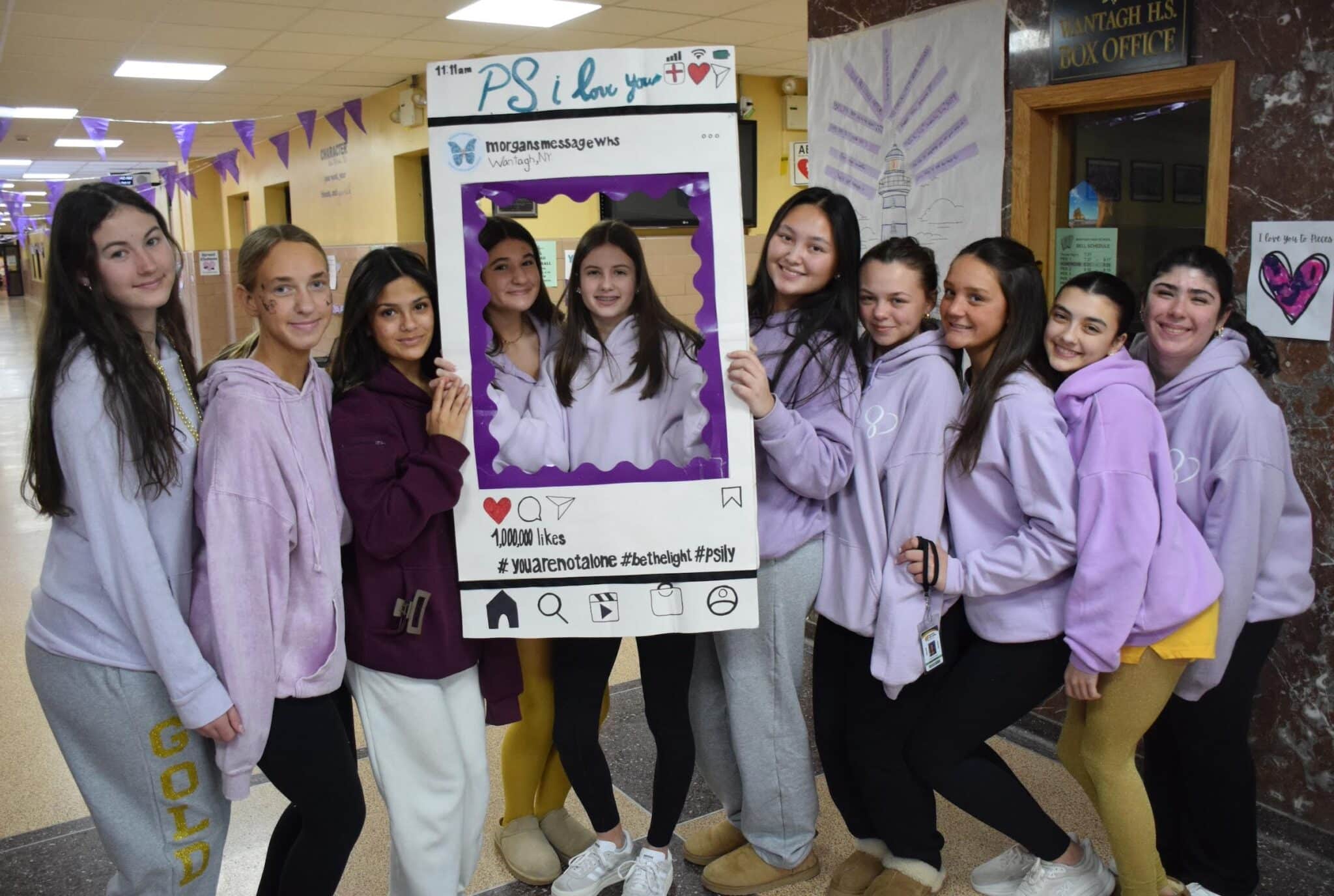 Purple and positivity fill Wantagh High School’s halls | Team Up 4 ...